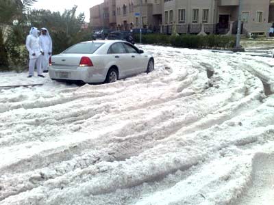 Welcoming Snow in Kuwait! | Snow in Kuwait